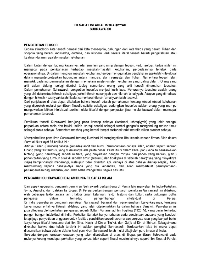 Suhrawardi | PDF