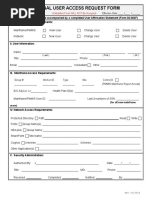 Ideal Health Facility - User Registration Form May 2020 | PDF | User (Computing) | Computing