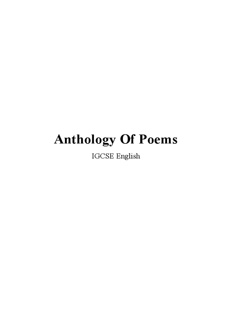 IGCSE Poems Analysis | PDF | Nature