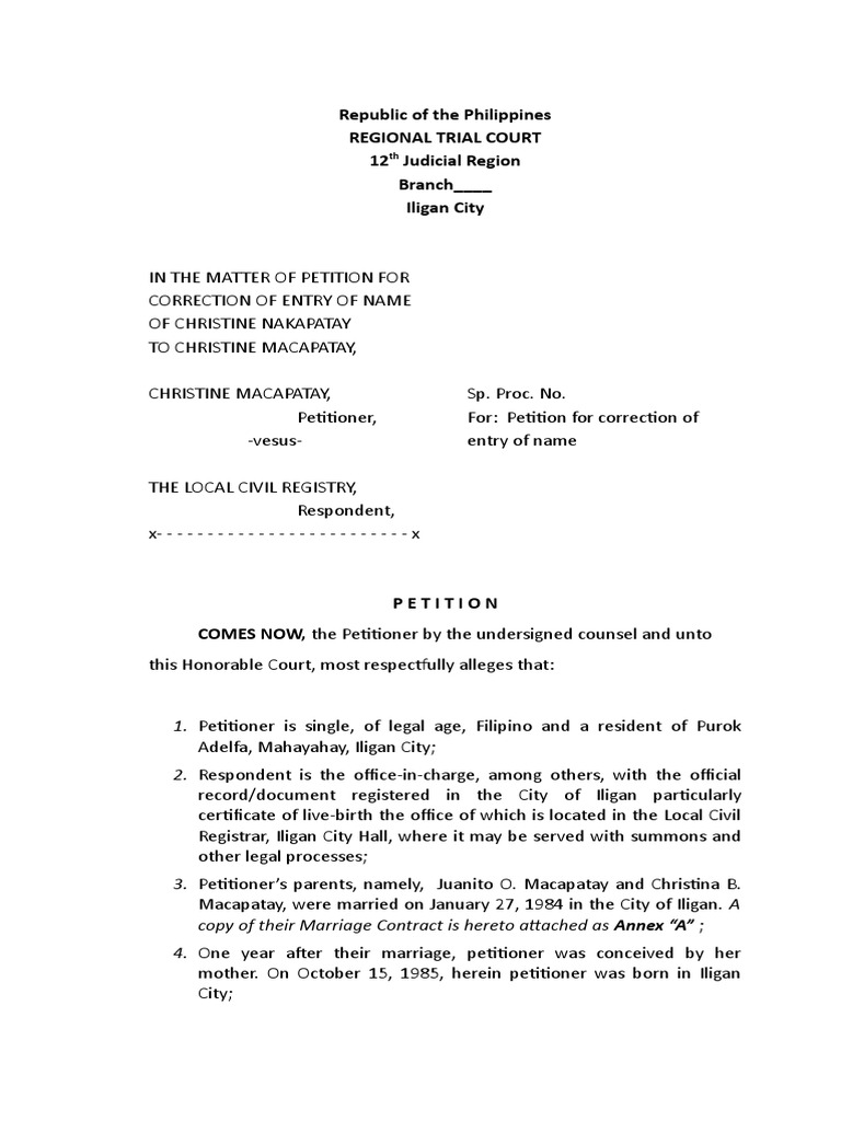 Correction of Entry | PDF | Common Law | Public Law