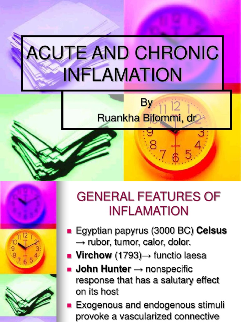 Understanding Acute and Chronic Inflammation | PDF | Inflammation ...