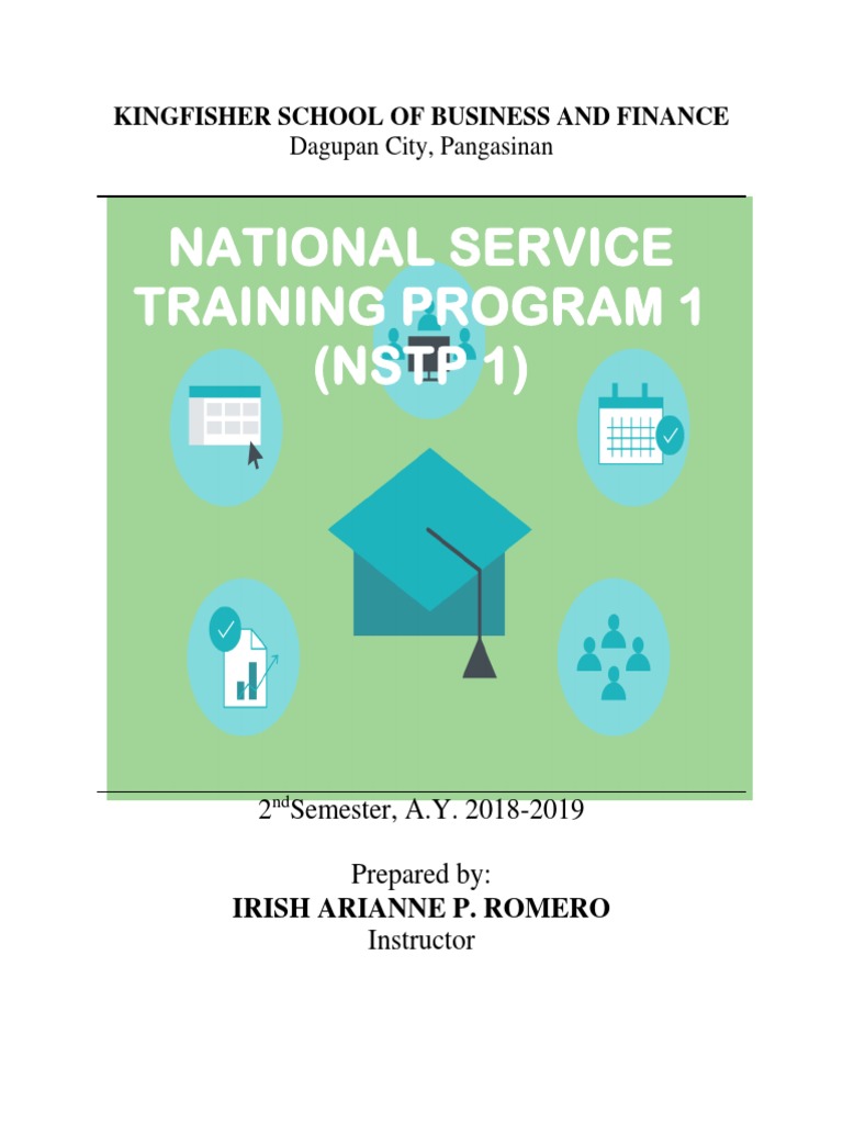 NSTP 1 Portfolio | Bill (Law) | Reserve Officers' Training Corps