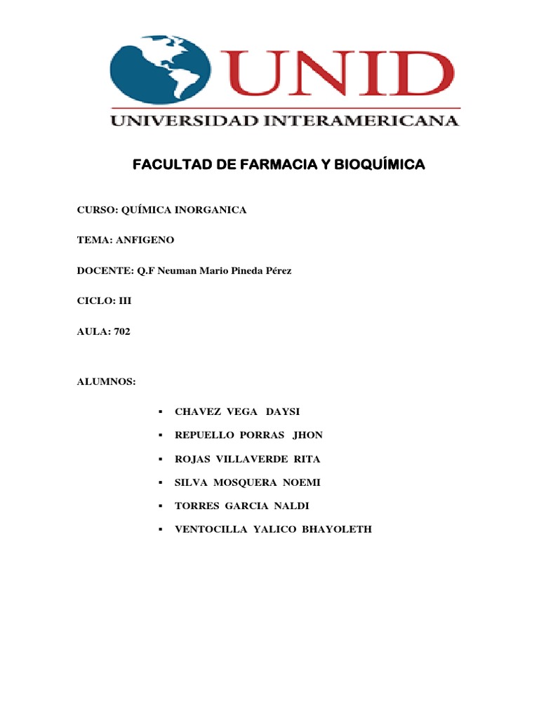 Elementos Anfígenos y sus Propiedades | PDF | Elementos químicos | Átomos