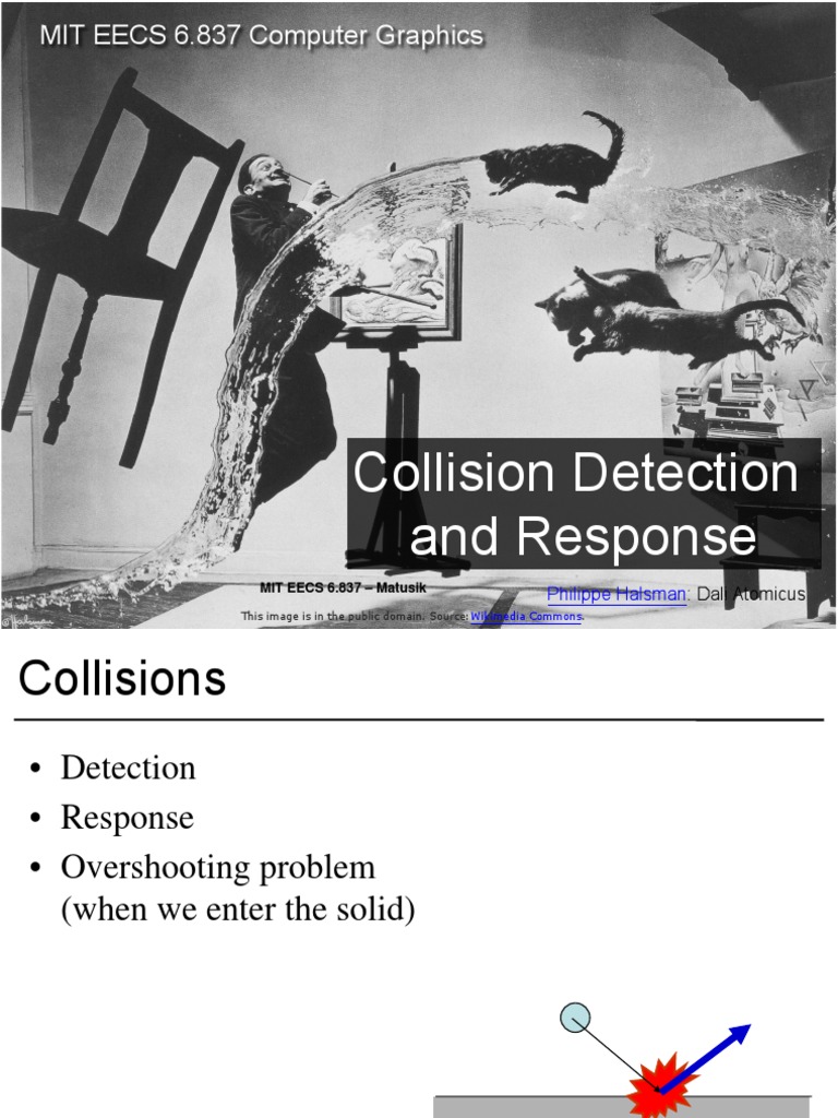 Collision Detection and Response: Philippe Halsman | PDF | Collision ...