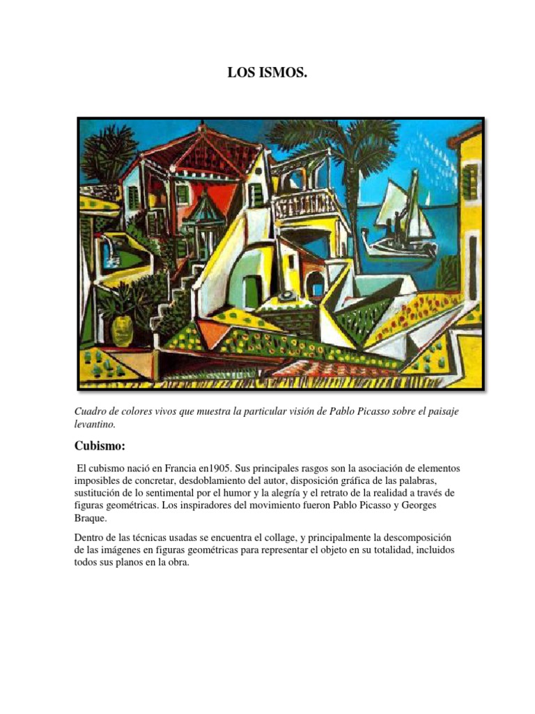 Los Ismos | PDF | Vanguardia | Movimientos de arte