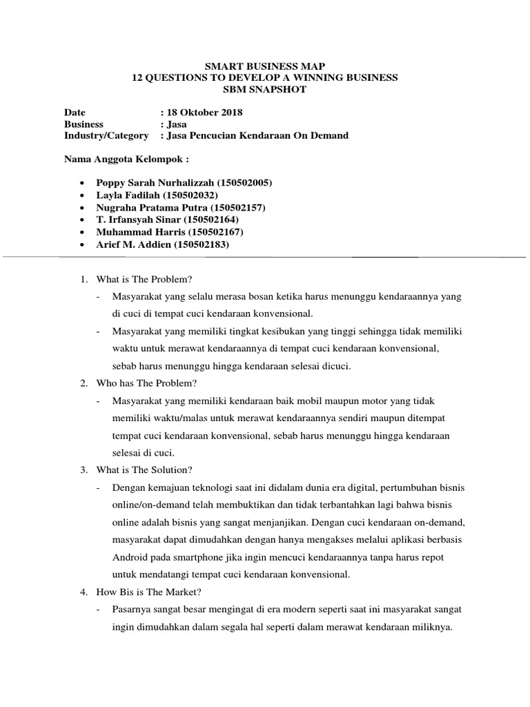 Smart Business Map | PDF