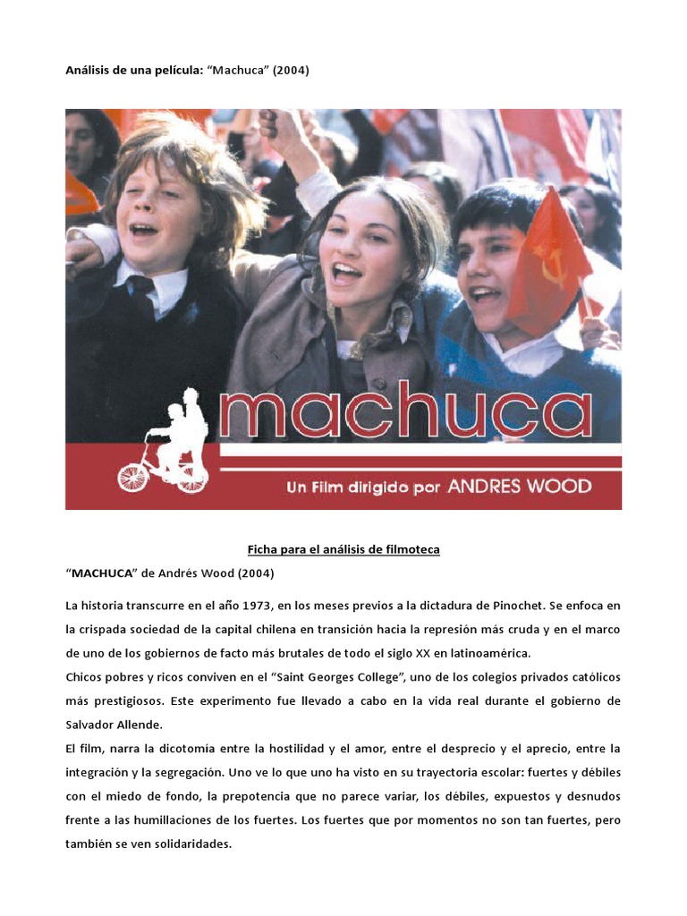 Análisis de "Machuca" (2004) | PDF | Chile | America latina
