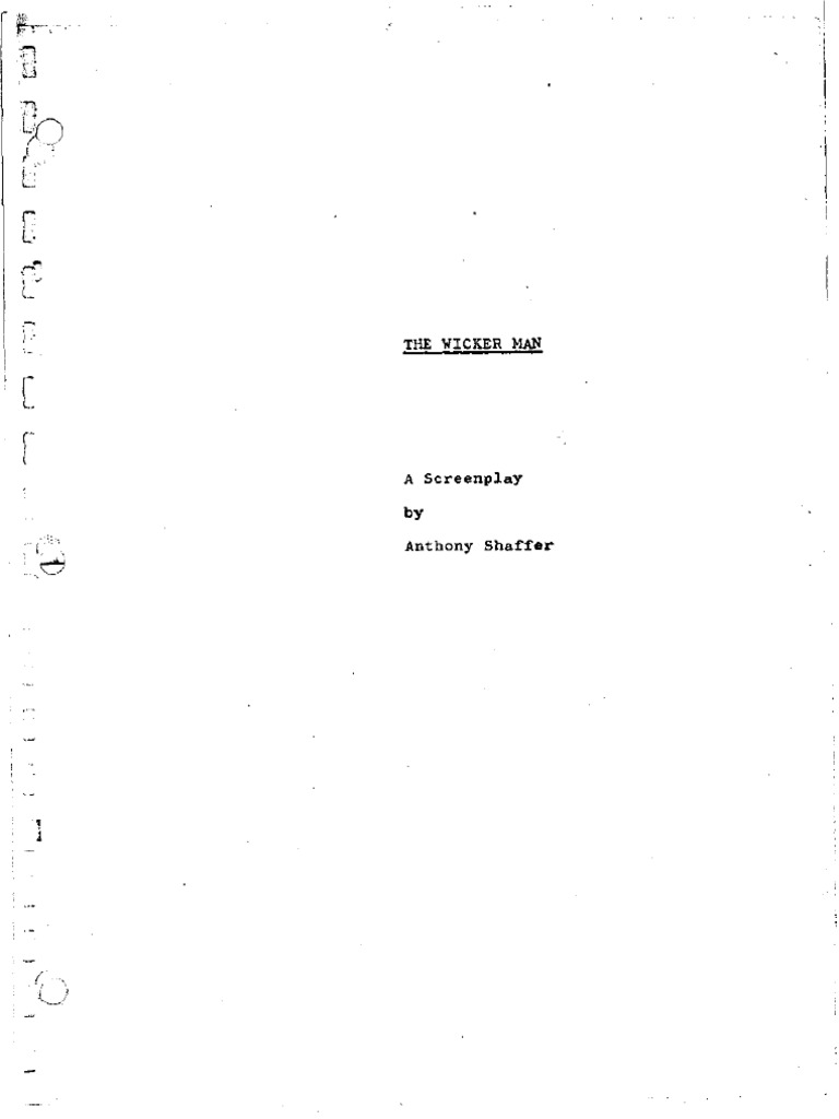 The Wicker Man by Shaffer PDF | PDF