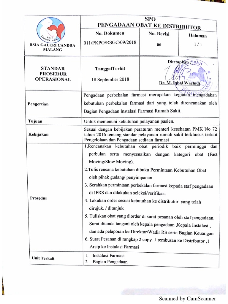 SPO PKPO 2 Pengadaan