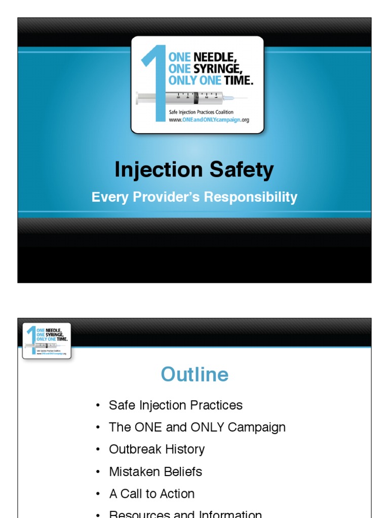 Injection Safety Presentation | Download Free PDF | Medical Humanities ...