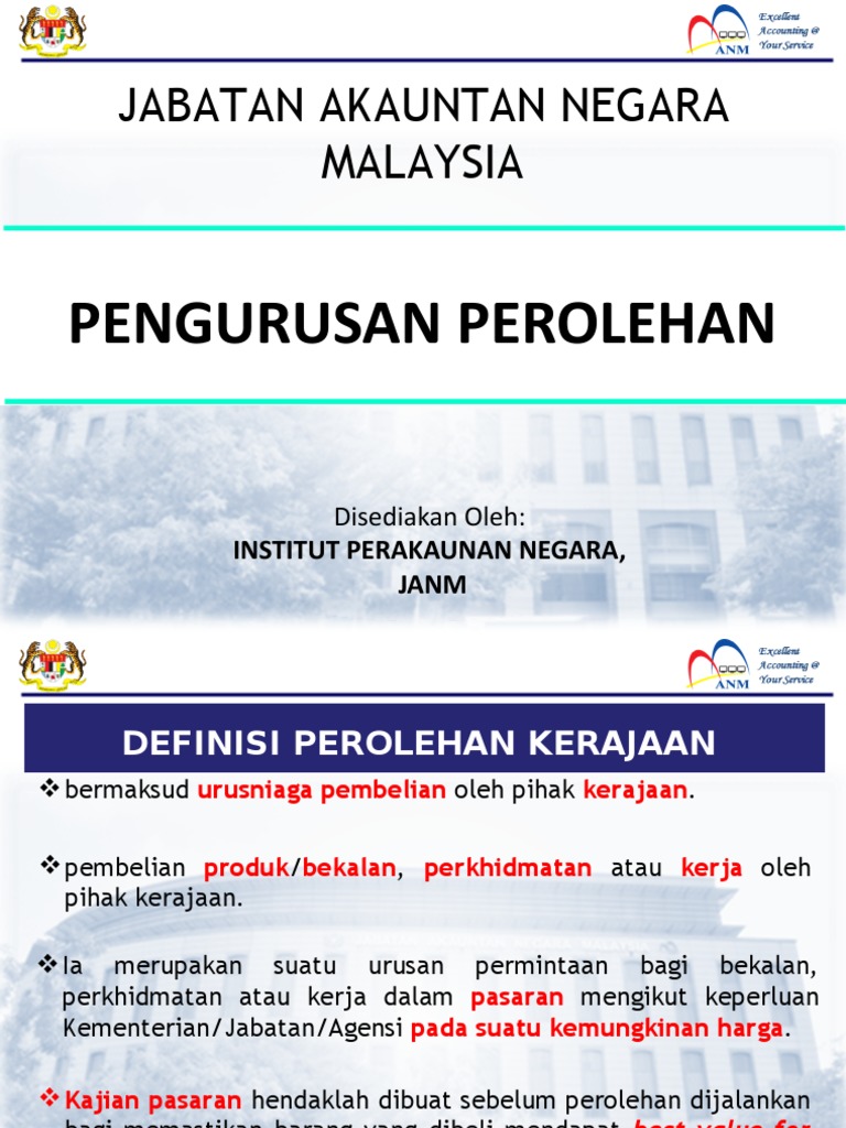 Pengurusan Perolehan | PDF
