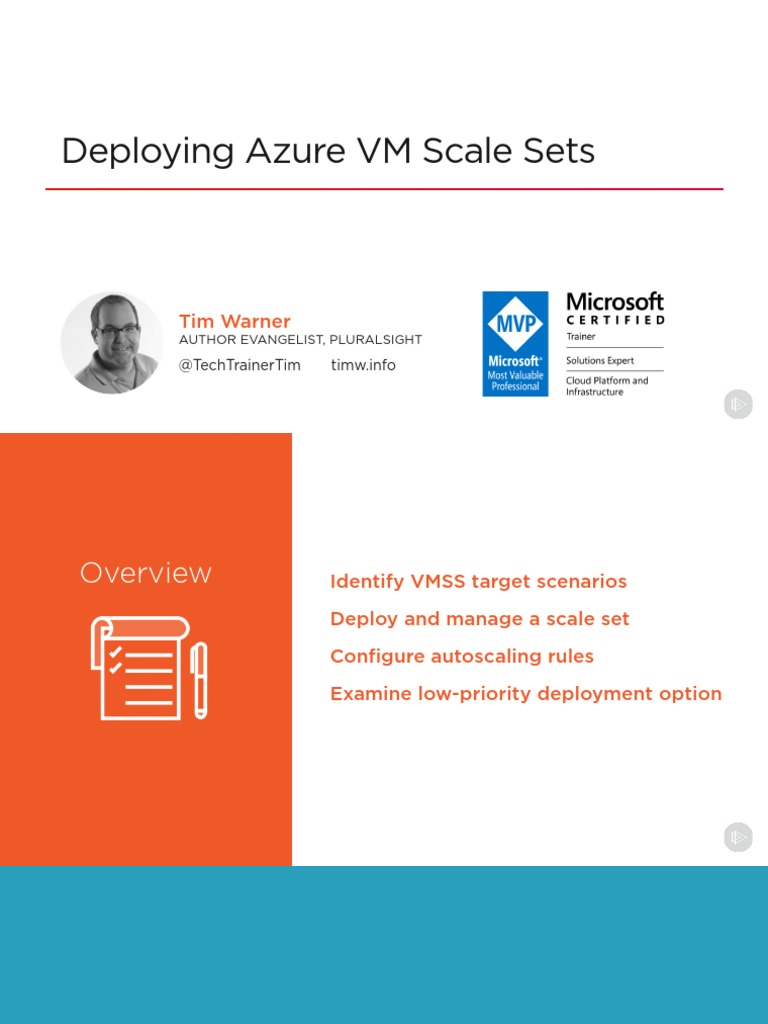 Deploying Azure Virtual Machine Scale Sets Slides | PDF