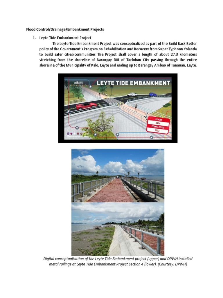 Flood Control/Drainage/Embankment Projects | PDF | Metro Manila | Light ...