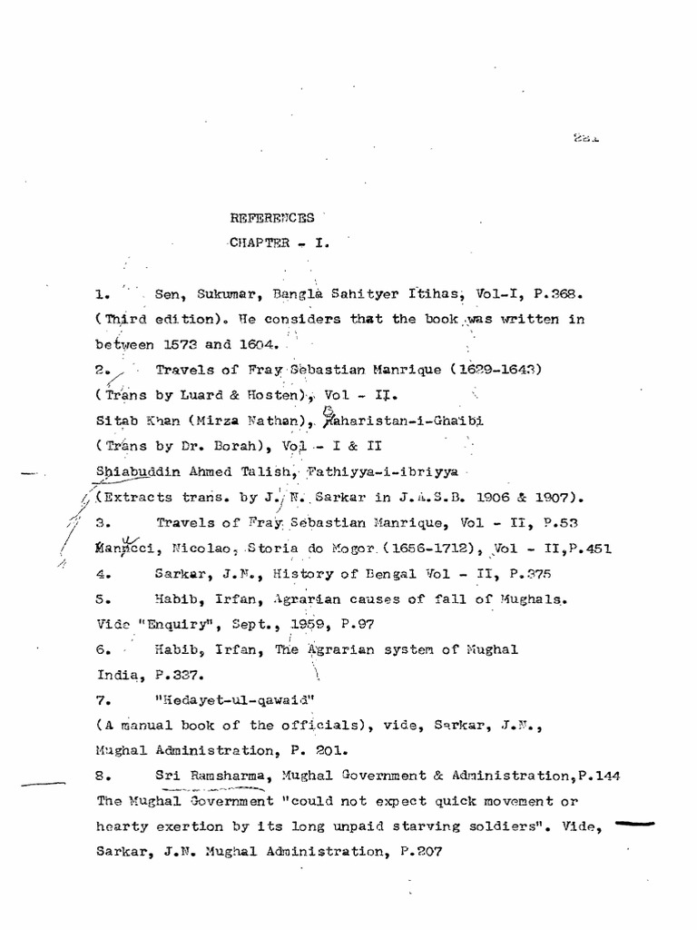 Chapter I.: References | PDF | Mughal Empire | South Asia