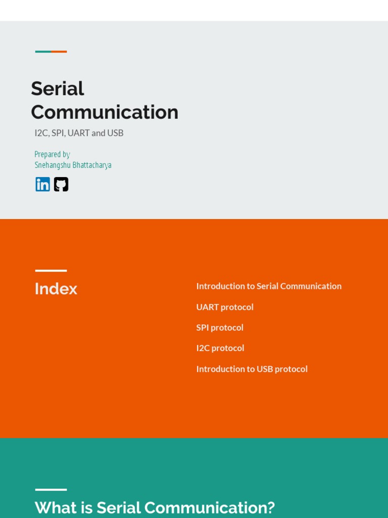 Serial Communication Basics | PDF | Usb | Physical Layer Protocols