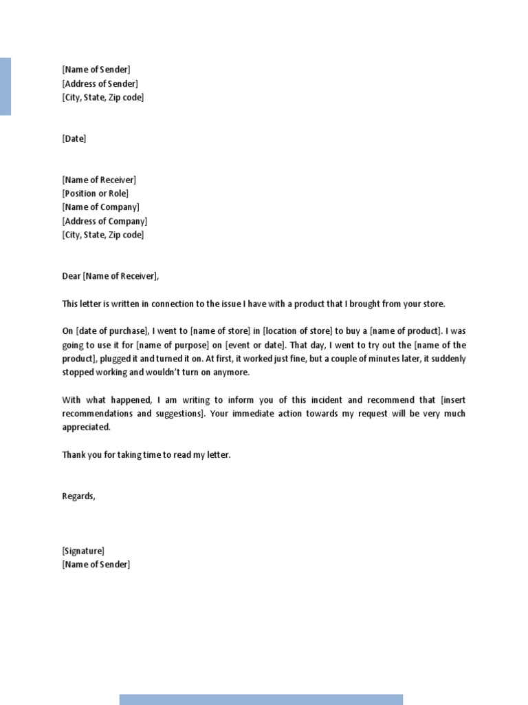 Formal Letter Requesting Action | PDF | Law
