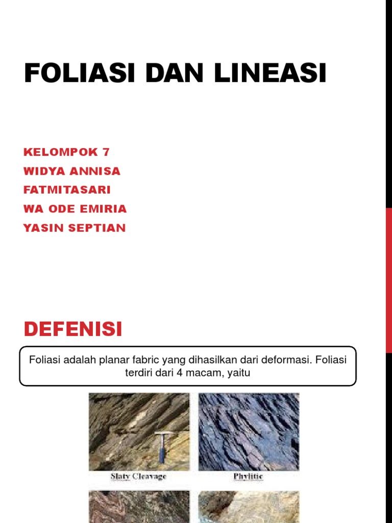 Foliasi dan Lineasi pada Batuan Metamorf | PDF