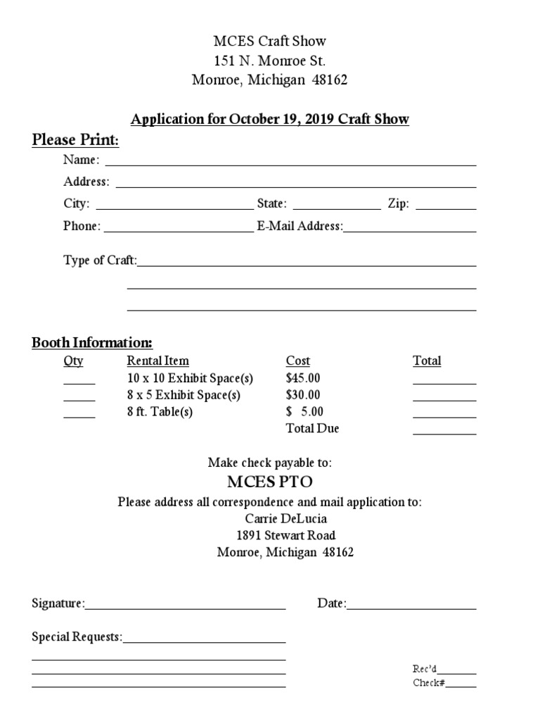 2019 Application | PDF