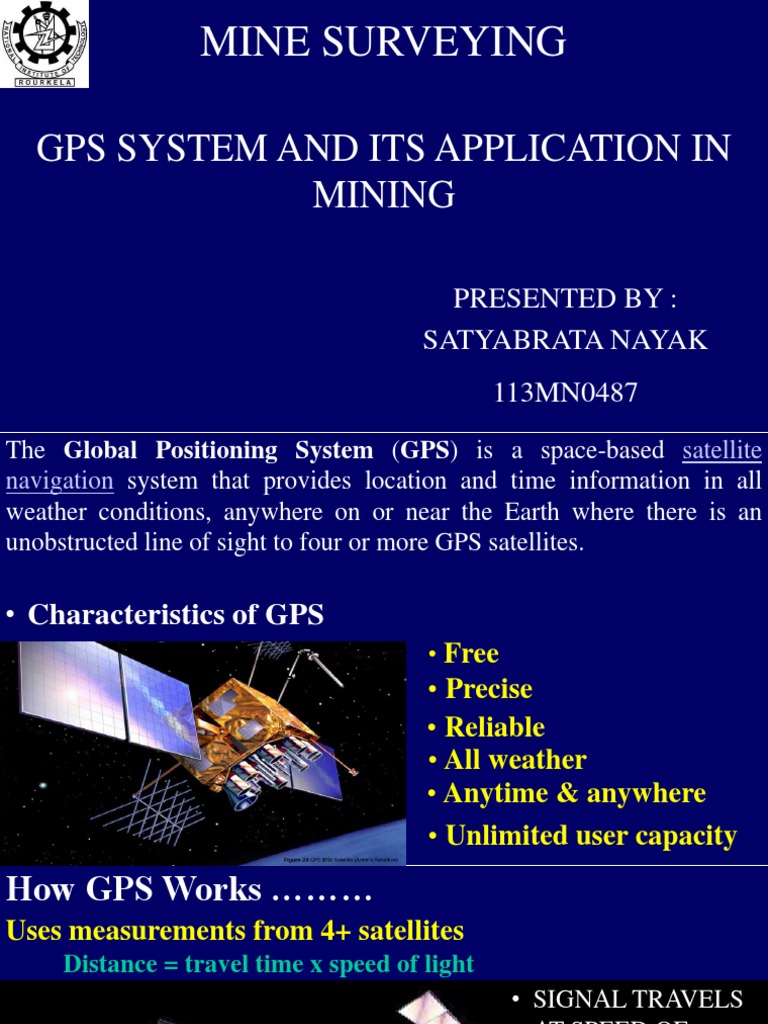 Mine Surveying: Gps System and Its Application in Mining | Download ...