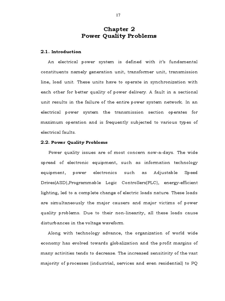 Power Quality Problems | PDF | Electric Power System | Power Supply