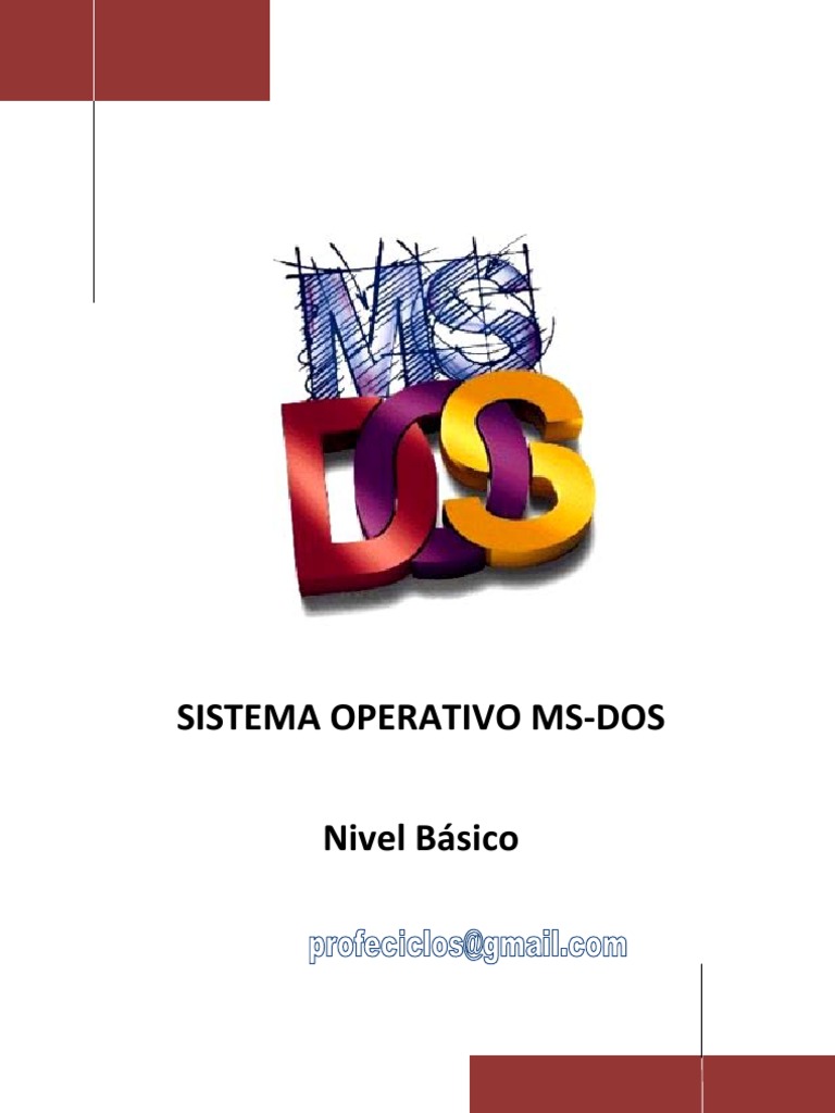 Manual Básico de MS-DOS | PDF | Dos | Archivo de computadora