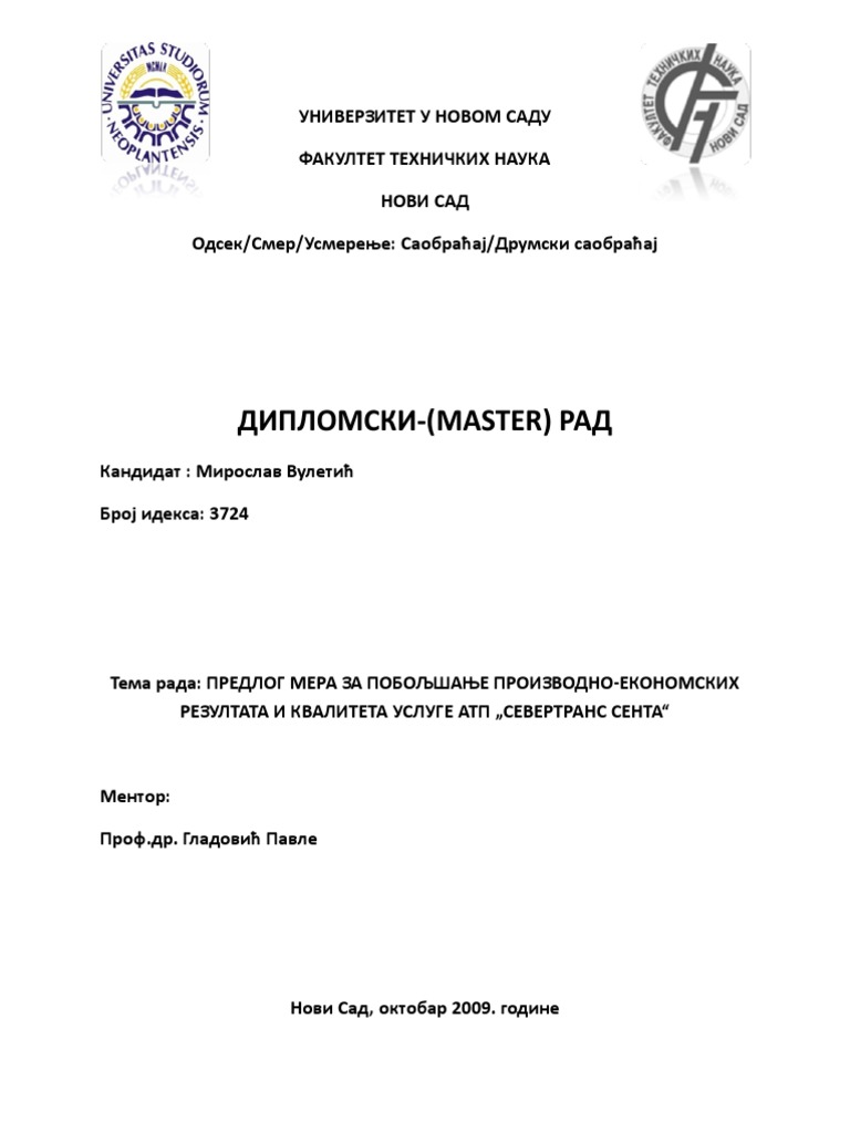 Diplomski Master Rad Ceo | PDF