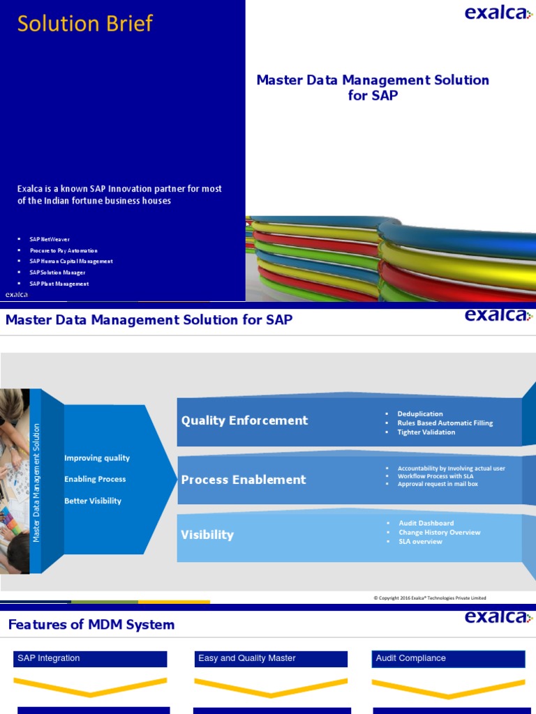 Exalca - MDS | PDF | Sap Se | Workflow