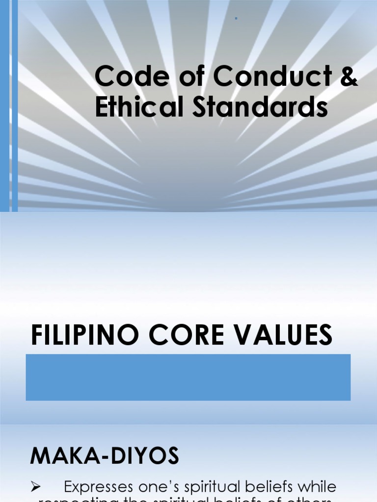 Code of Conduct & Ethical Standards | PDF | Social Institutions ...