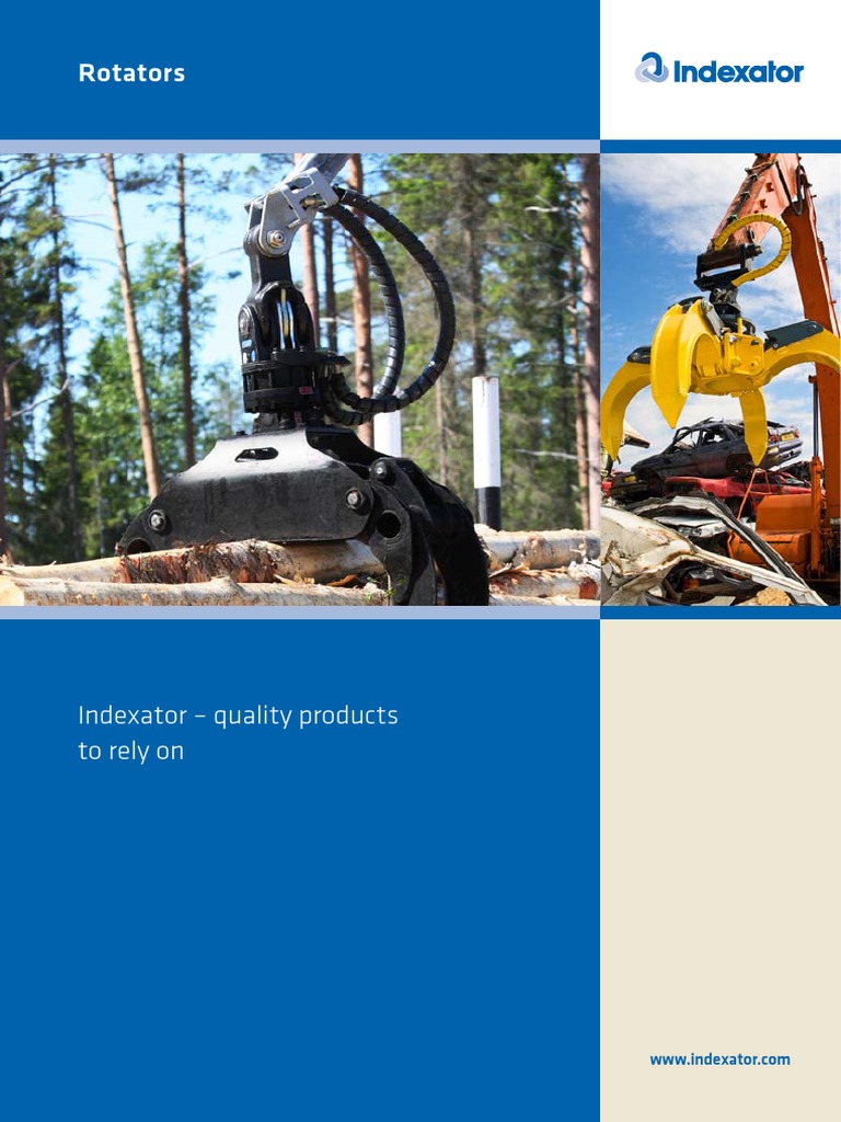 Catalogo INDEXATOR Rotator Engelska | PDF | Crane (Machine ...