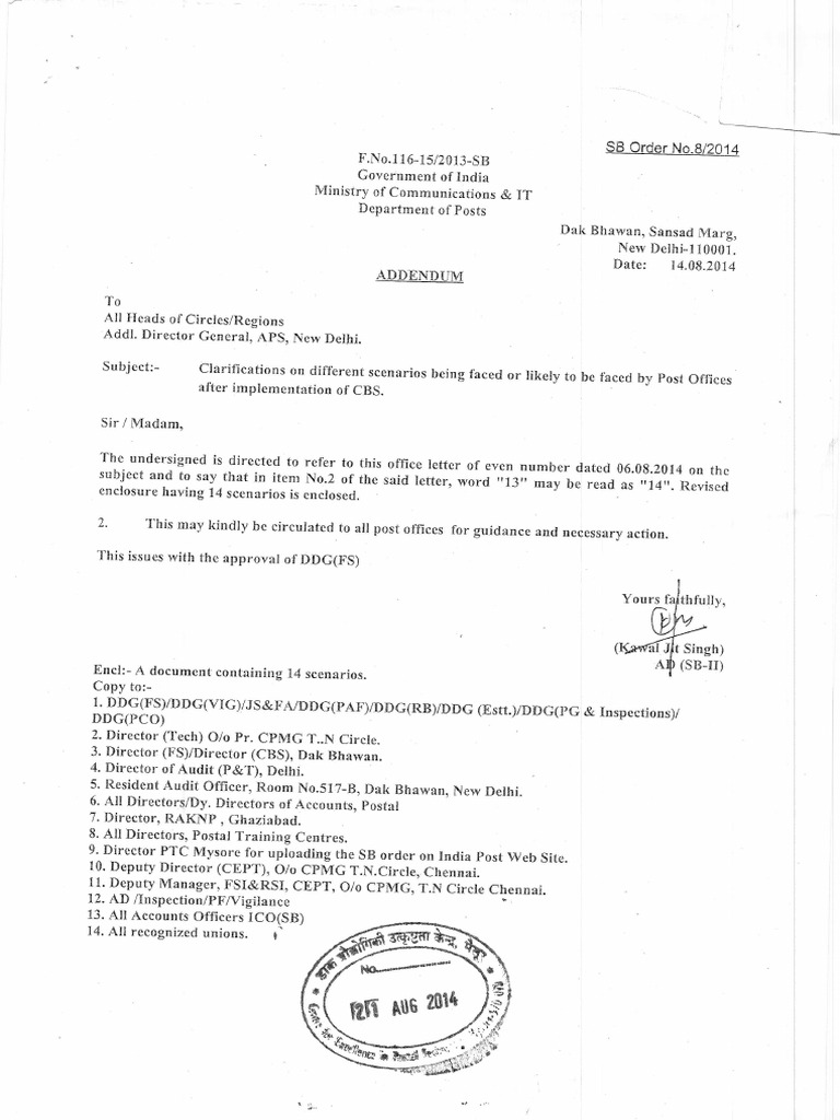 2014 CBS Implementation 14.08.2014 | PDF | Debits And Credits | Cheque