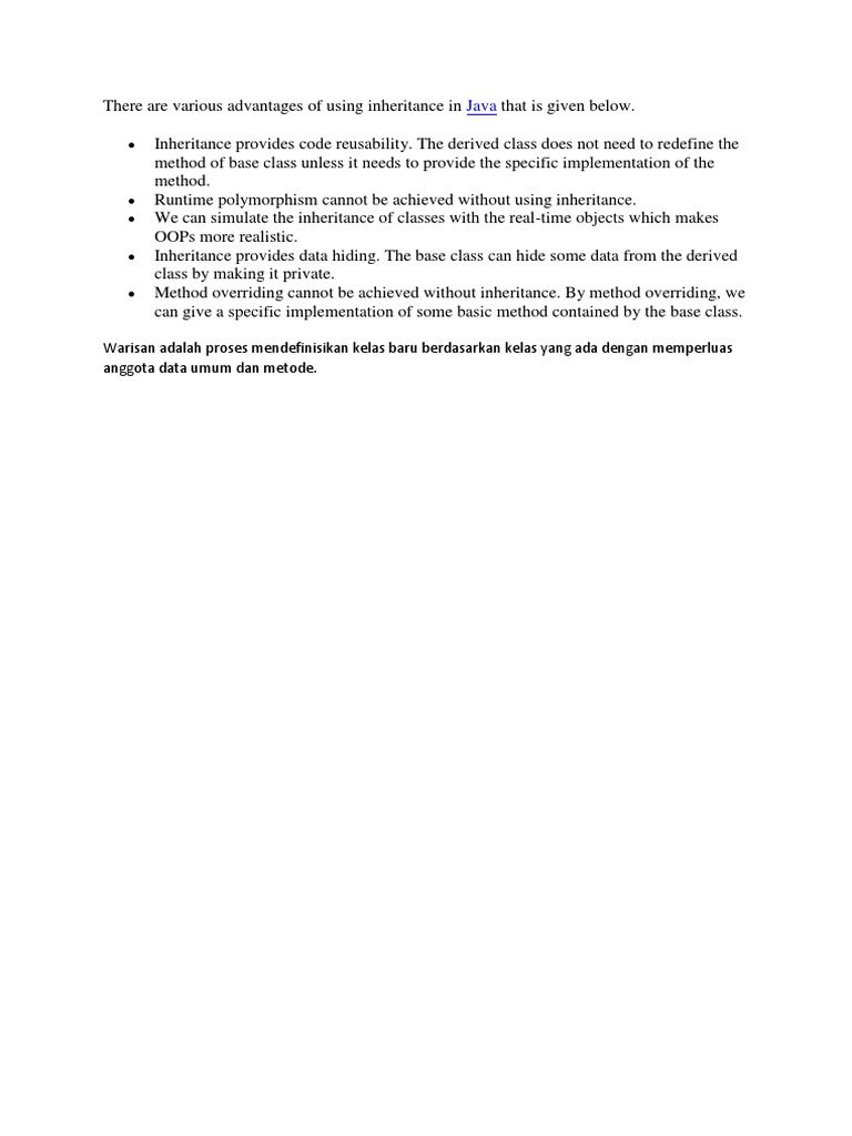 Inheritance and Code Reusability in Java | PDF | Career & Growth | Computers