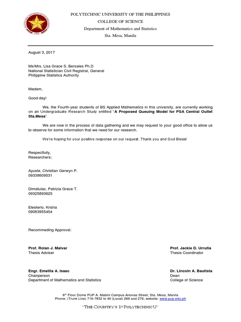 Letter | PDF | Justification | Science