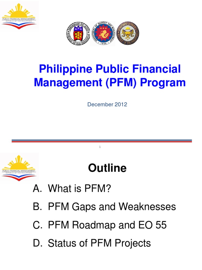 PFM Status Report | PDF | Audit | Budget