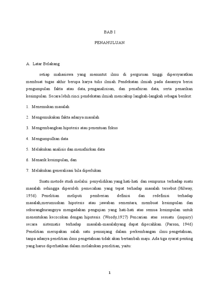 Makalah Jenis Jenis Penelitian. | PDF