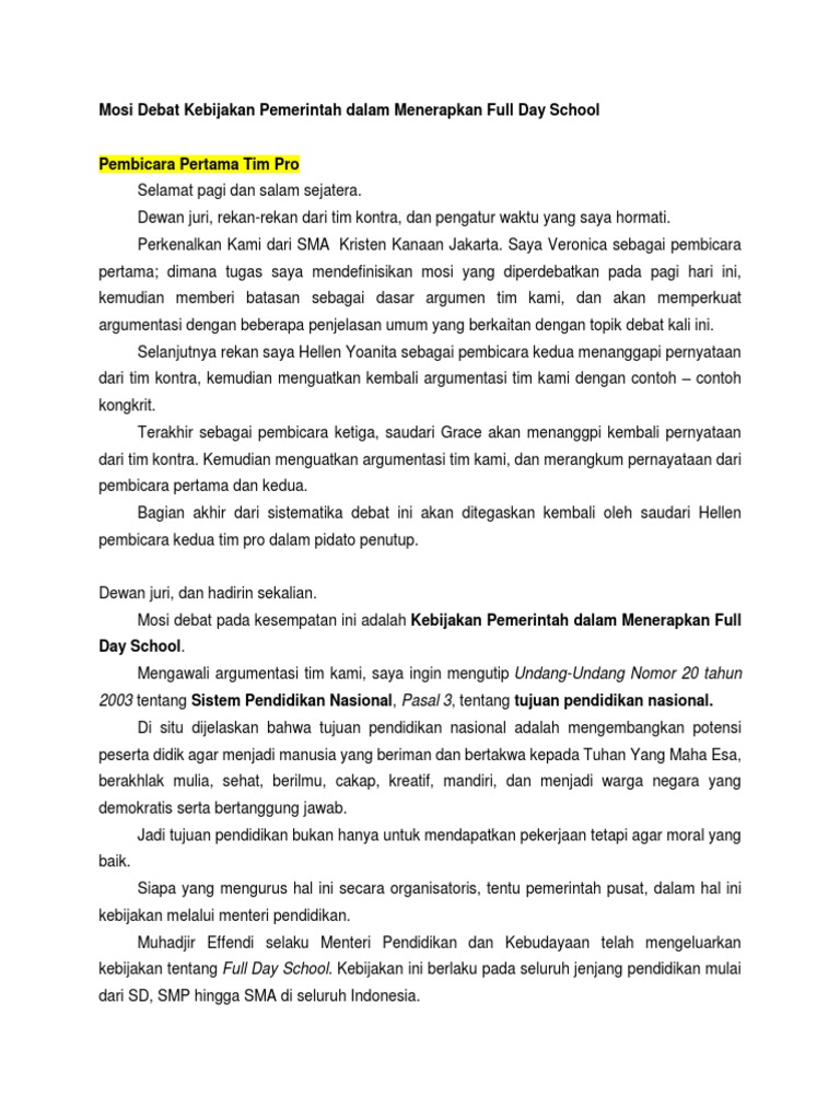 Mosi Debat KDMI | PDF | Karier & Perkembangan | Ilmu Sosial