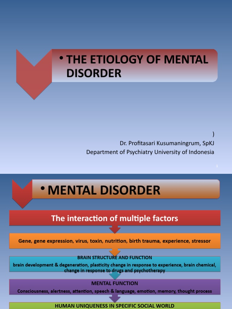 The Etiology of Mental Disorder - PPT (Autosaved) | PDF | Bipolar ...