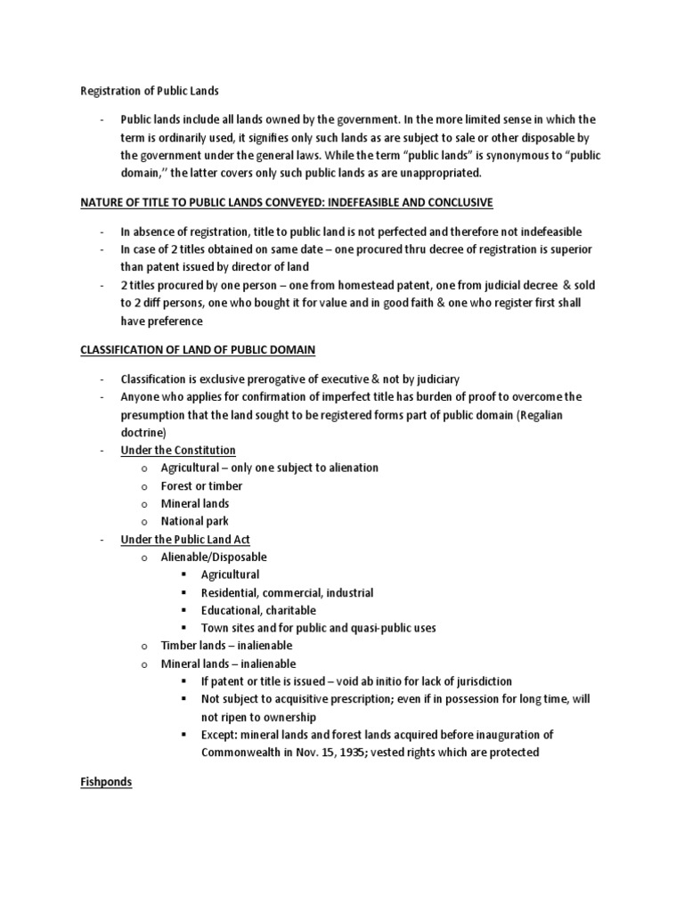 Understanding Public Land Registration | PDF | Decree | Judiciaries