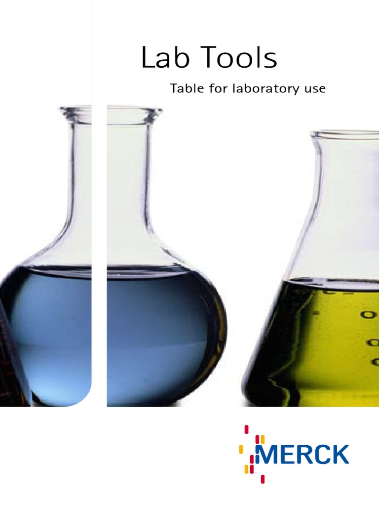 Lab Tools: Table For Laboratory Use | PDF | Chemistry | Physical Sciences