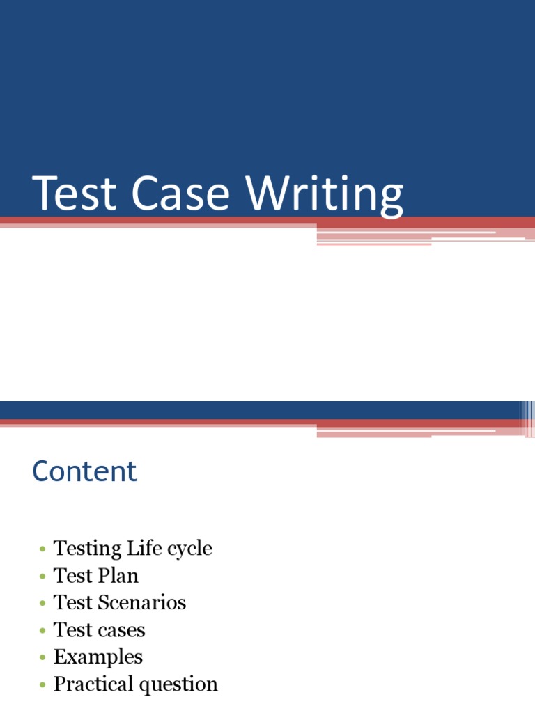 Test Case Writing | PDF | Software Testing | Computer Science