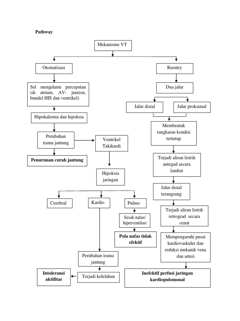 Mekanisme dan Pathway VT Jantung | PDF