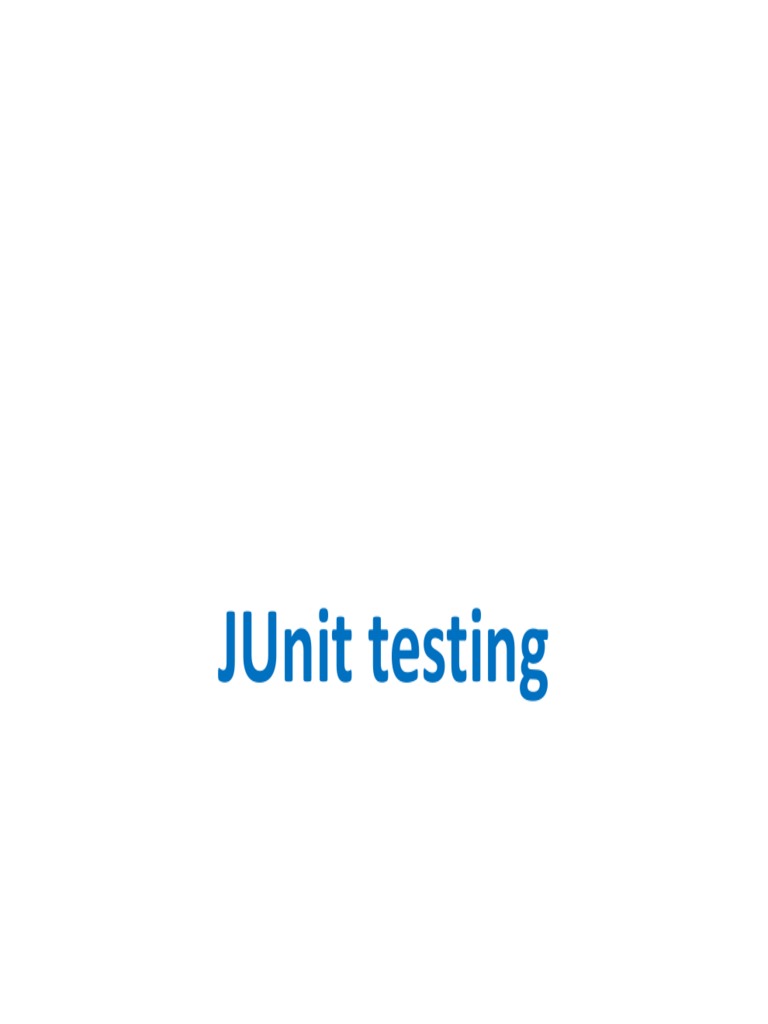 Junit Testing | PDF | Method (Computer Programming) | Unit Testing