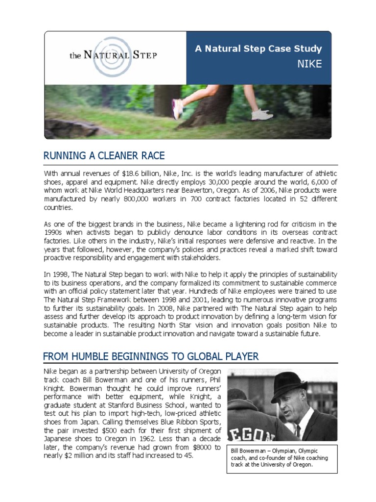 Case Study Nike | PDF | Nike | Sustainability