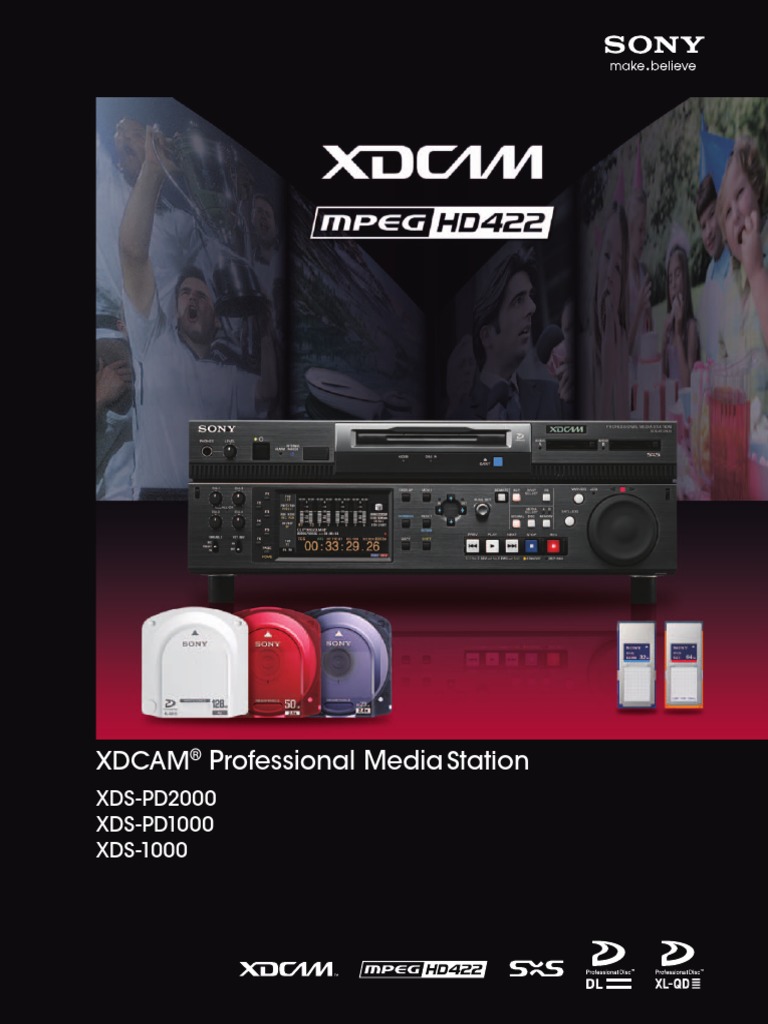 Xdcam Professional Media Station: XDS-PD2000 XDS-PD1000 XDS-1000 | PDF ...