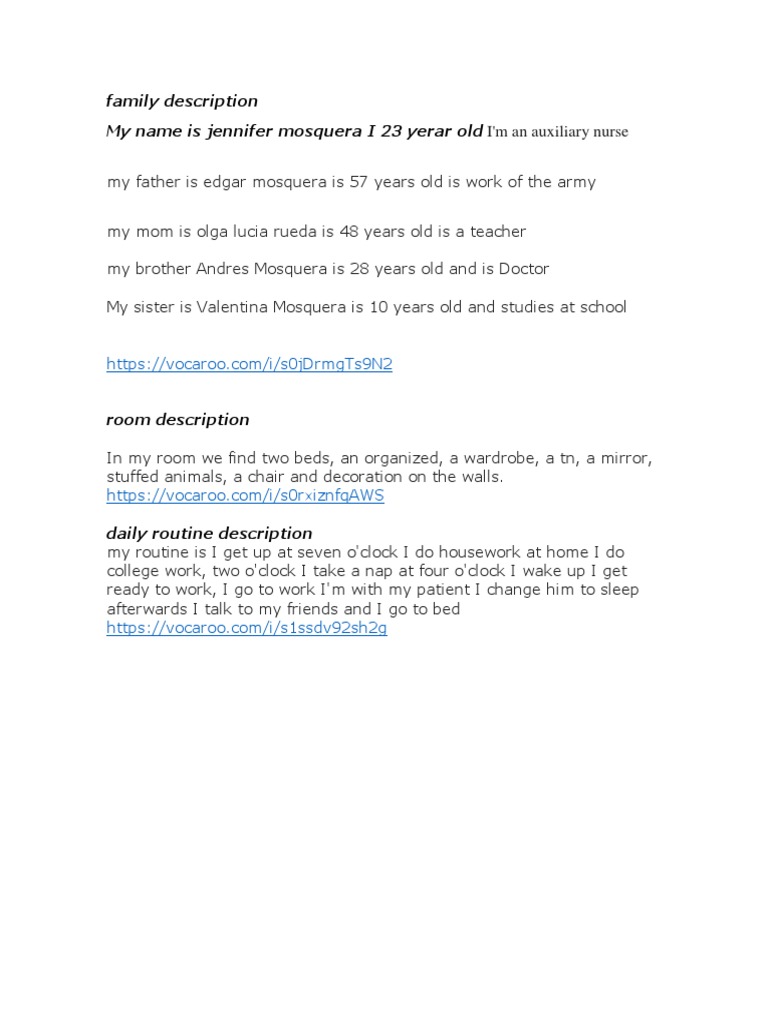 Family Description | PDF