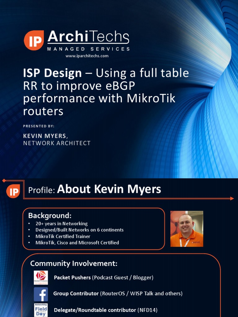 Improve eBGP performance with MikroTik routers using Free Range Routing | PDF | Router ...