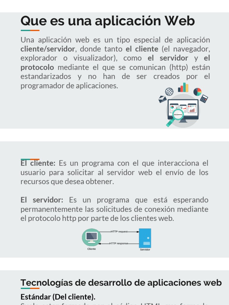 1 - 3 - Tecnologias para El Desarrollo de Aplicaciones Web | PDF ...