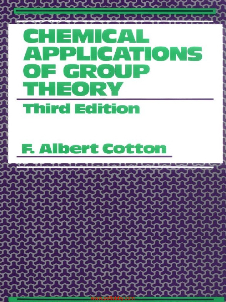 Chemical Applications of Group Theory 3rd Edition | PDF | Molecular ...