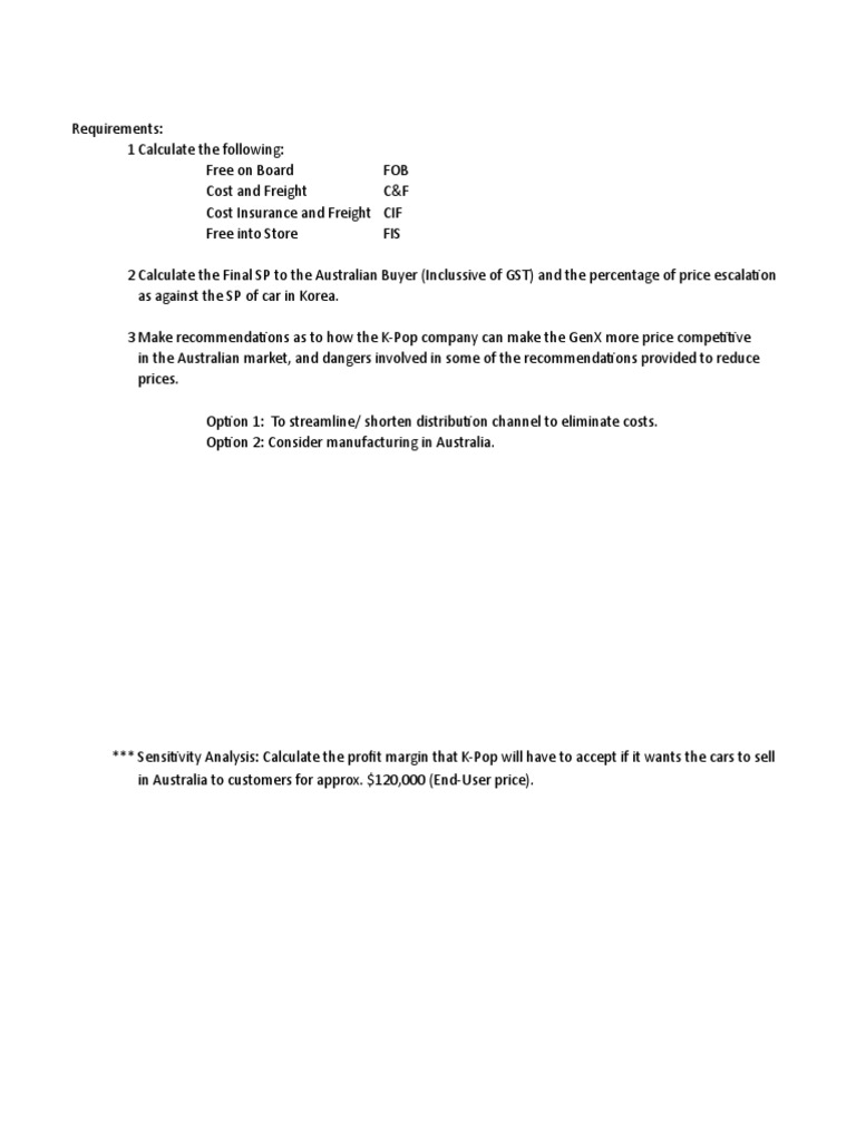 CMA Case Study Topics 5 and 6 | PDF | Value Added Tax | Gross Margin