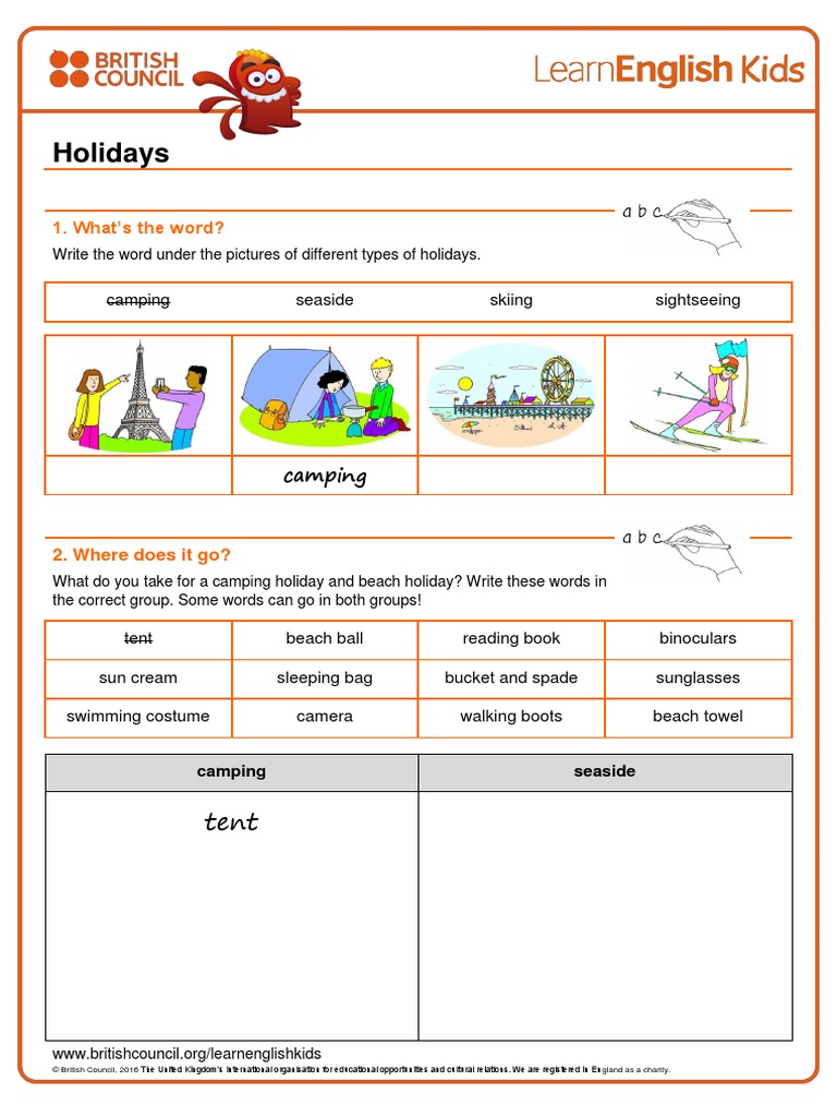 Worksheets Holidays PDF | Download Free PDF | Holiday Or Vacation | Asia