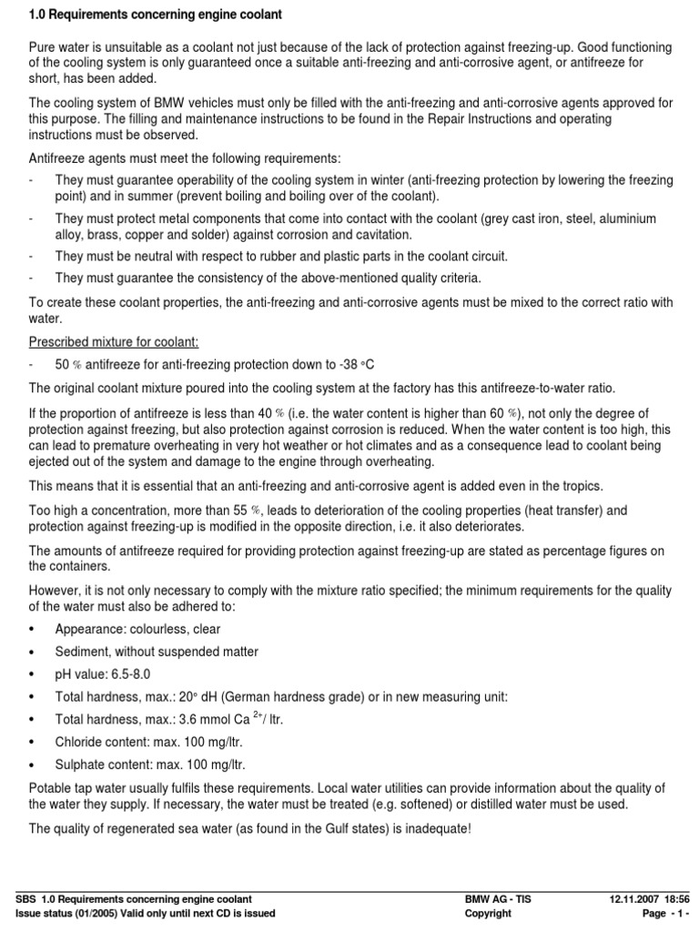 SBS 1 - Requirements | PDF | Chemistry | Chemical Substances